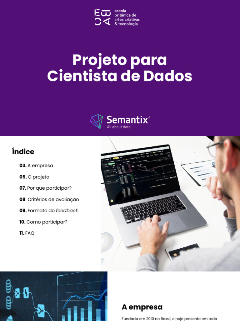 Projeto para Cientista de Dados | PDF | Dados | Ciência de Dados