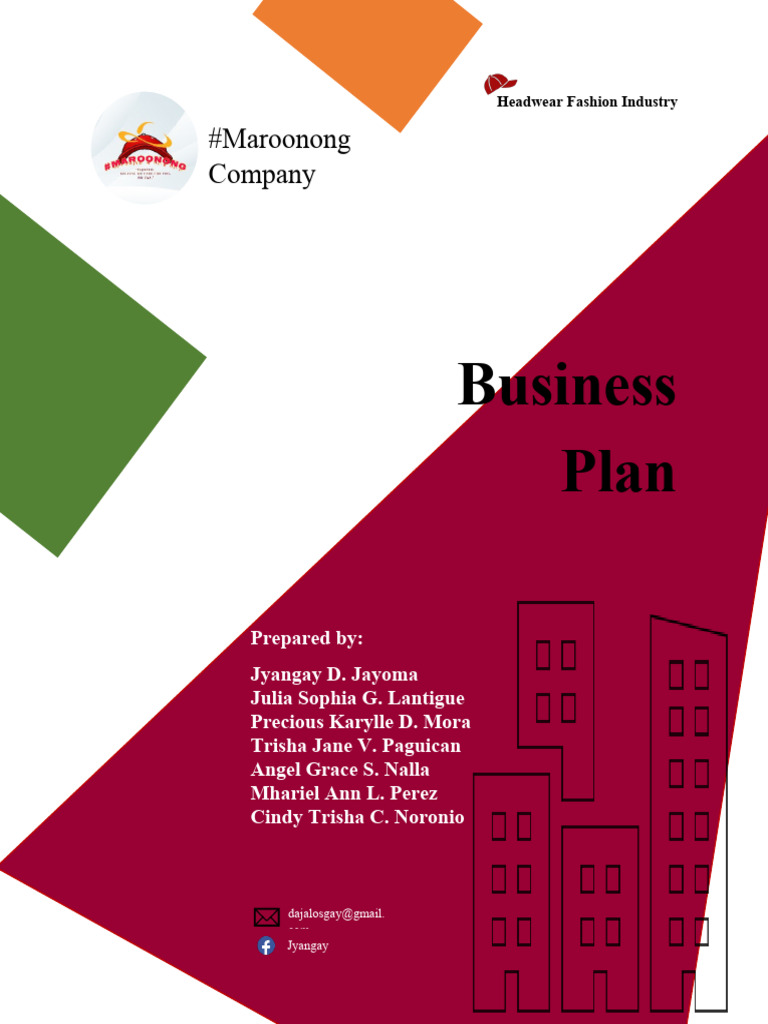 #Maroonong Company Business Plan | PDF | Business Economics | Financial Markets
