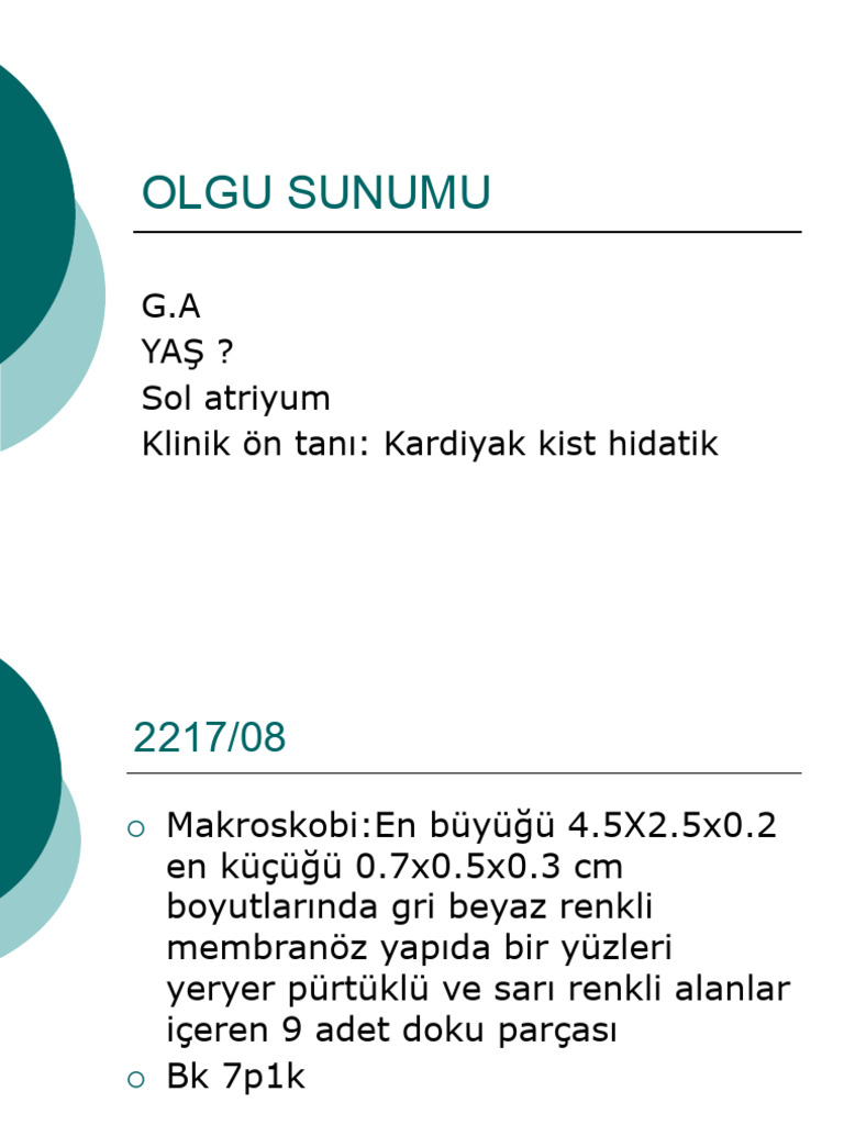 Patoloji Olgu Sunumu (08.12.2023) | PDF