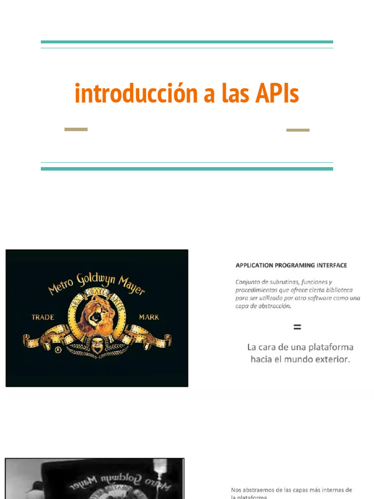 10 - APIs | PDF | Redes | Internet y web