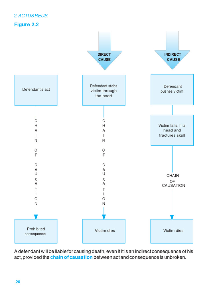 FIL Actus Reus Chapter 2 | PDF | Causation (Law) | Legal Liability