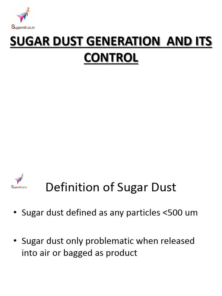 Sugar Dust Control | PDF | Boiling | Physical Sciences