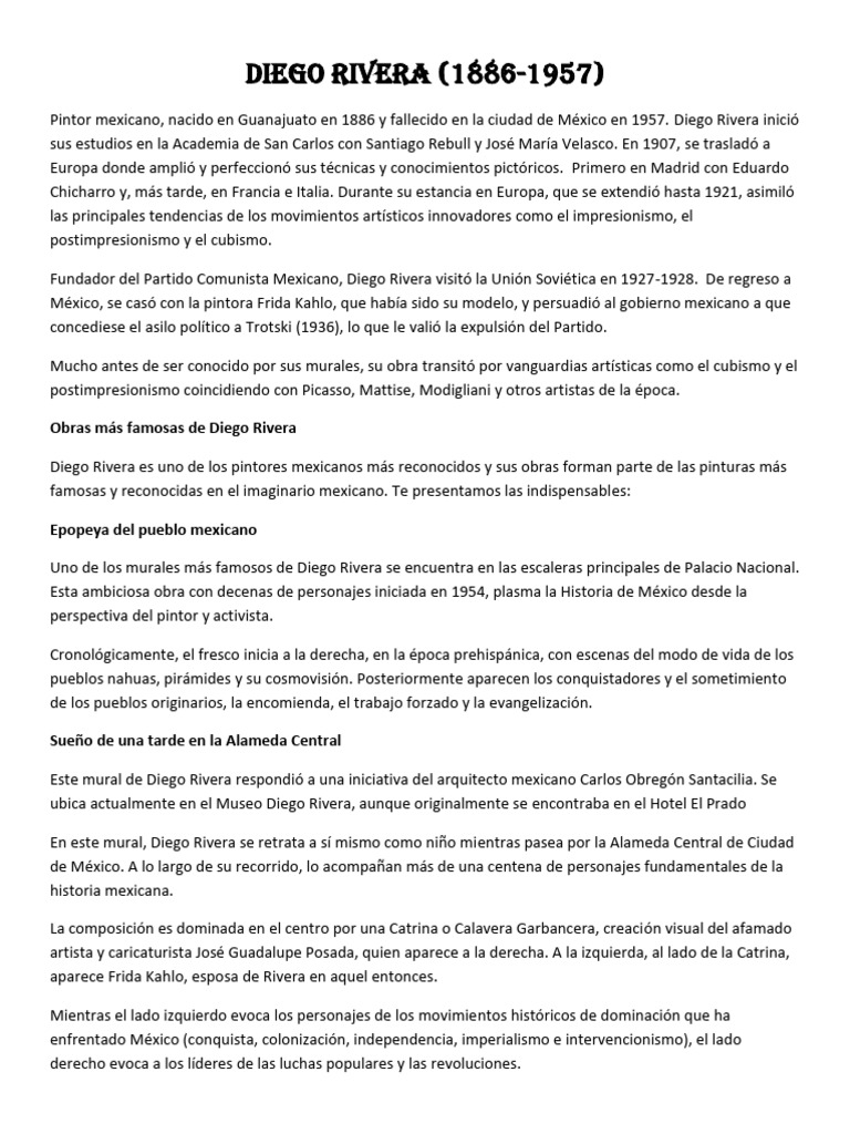 Diego Rivera | PDF | México