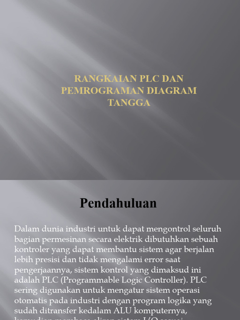 Panduan Lengkap Pemrograman PLC | PDF