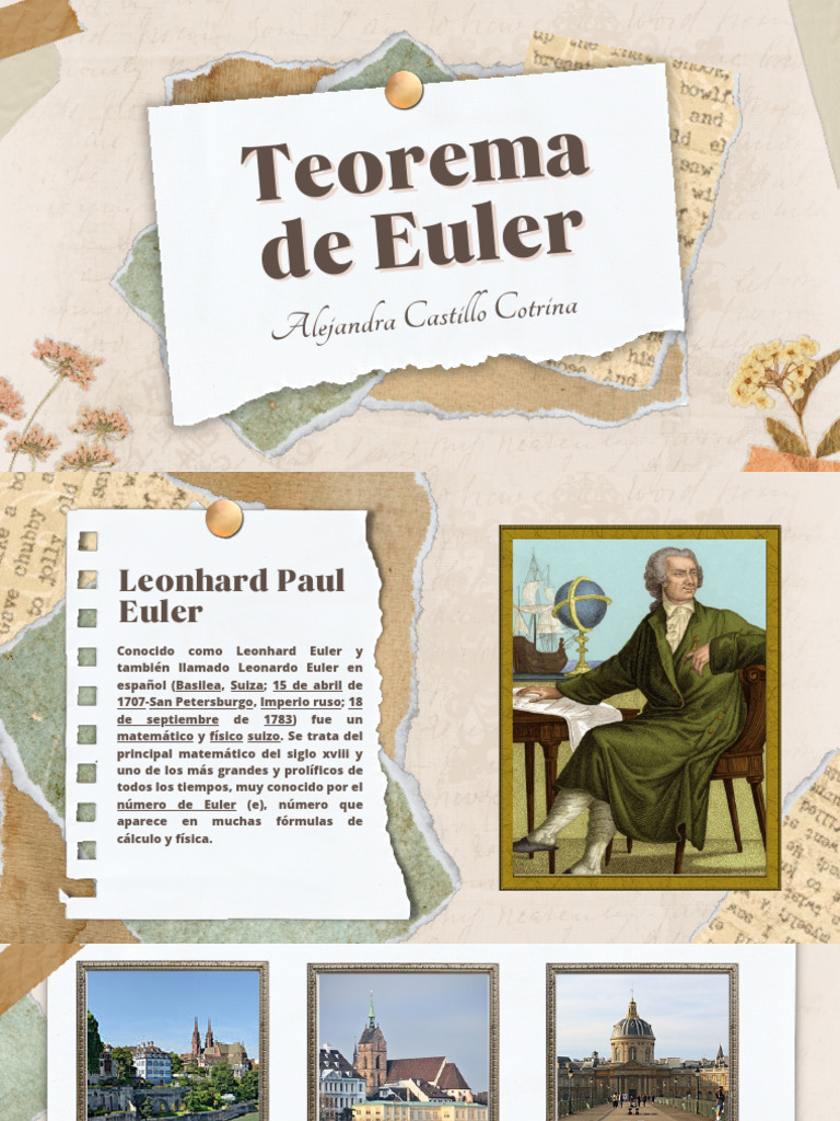 Teorema de Euler | PDF | Leonhard Euler | Enseñanza de matemática