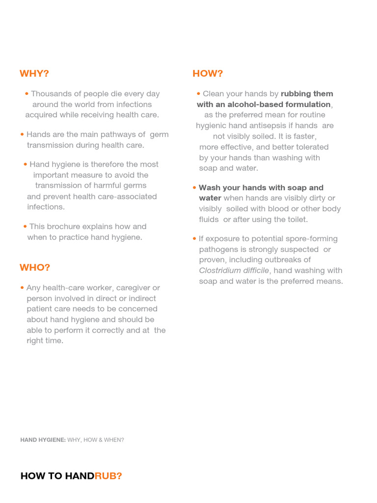 Hand Hygiene | PDF | Hand Washing | Hygiene