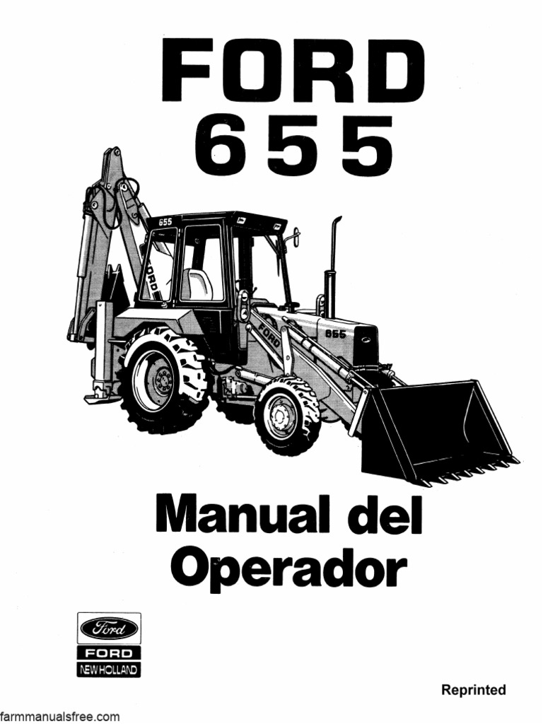 Manual Operacion Ford 655 Esp | PDF | Inyección de combustible | Tractor