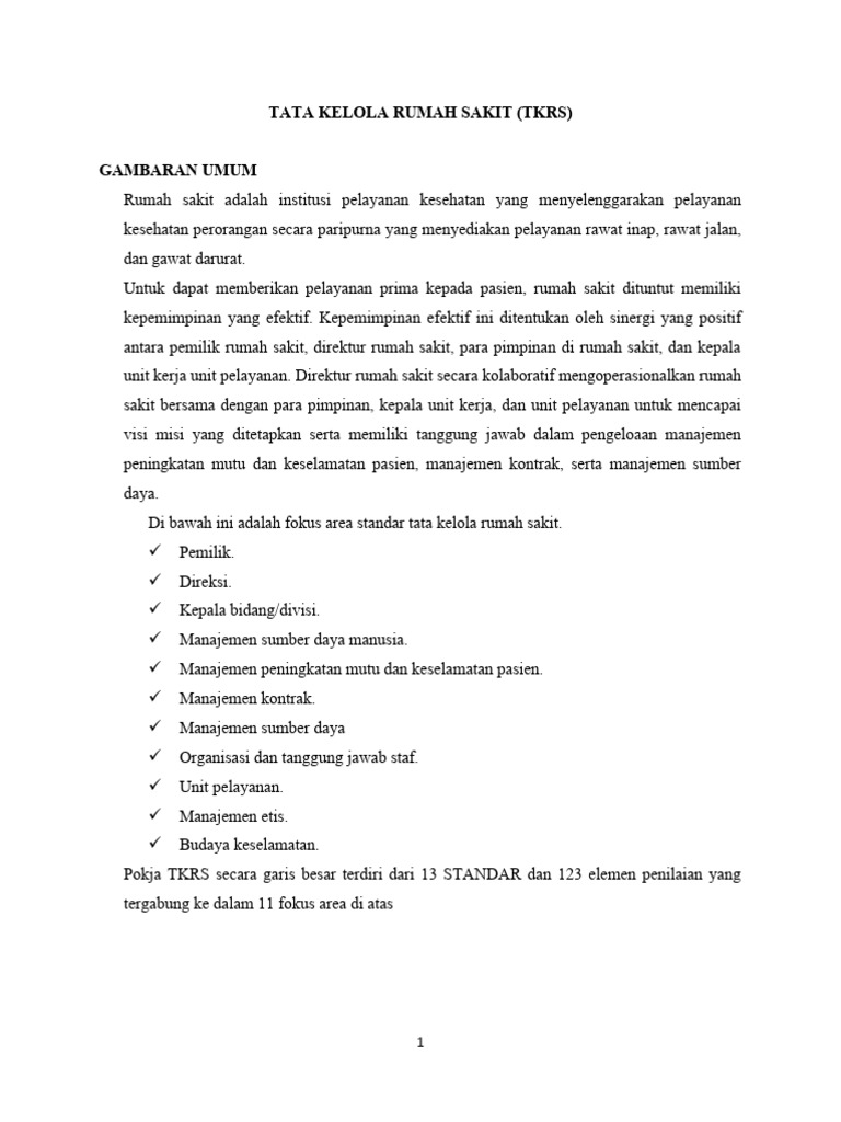 Rencana Anggaran Pokja Tkrs | PDF