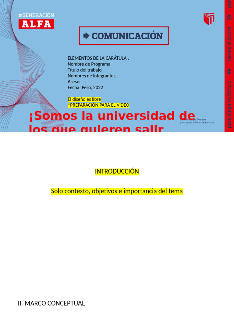 Plantilla para la exposición final- ALFA(1) - Tagged | PDF