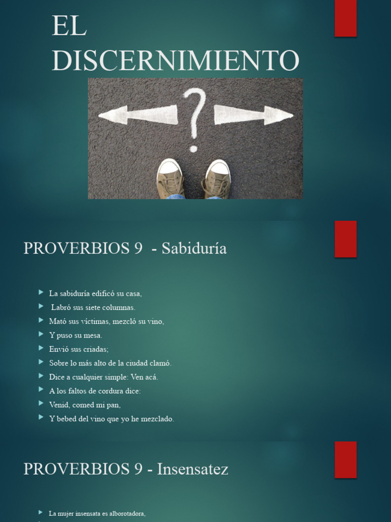 El Discernimiento | PDF