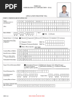 SAMPLE FORM 14a-Signed | PDF | Passport | Travel Visa