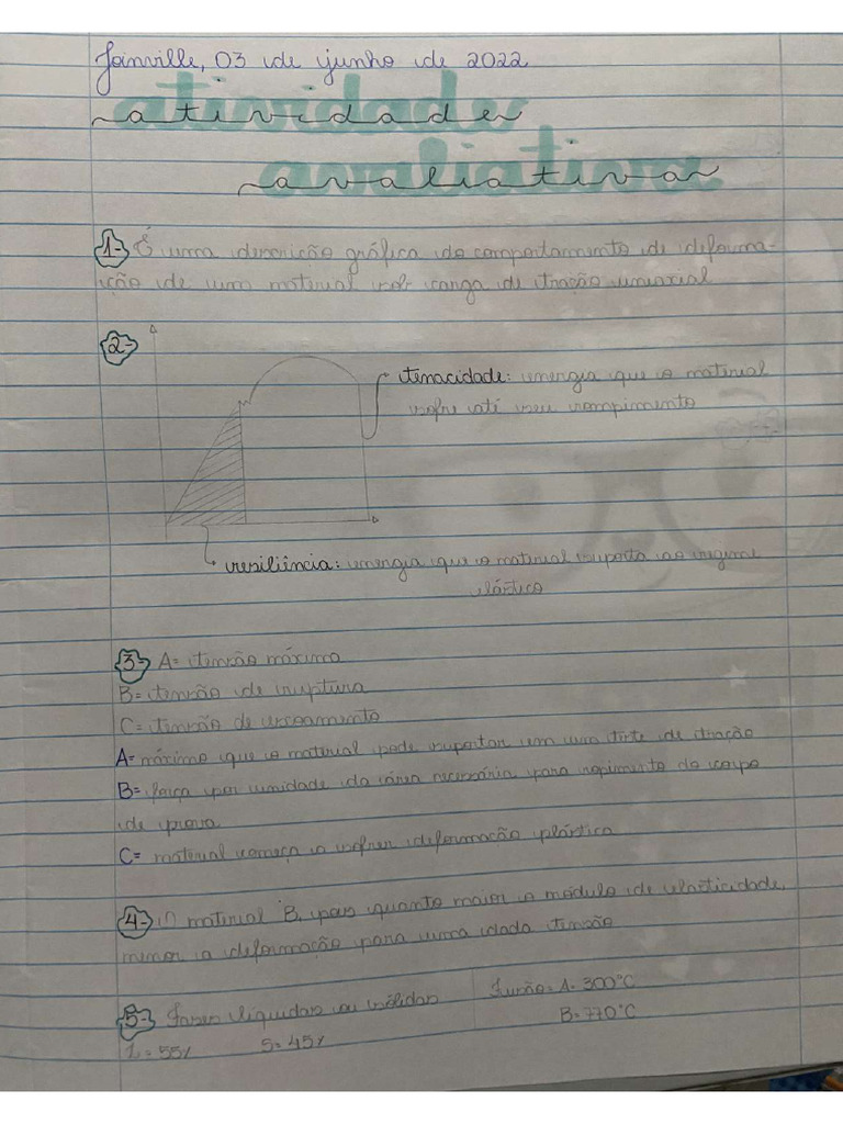 Avaliação 2-Maria Gottardo-Mec 3 | PDF