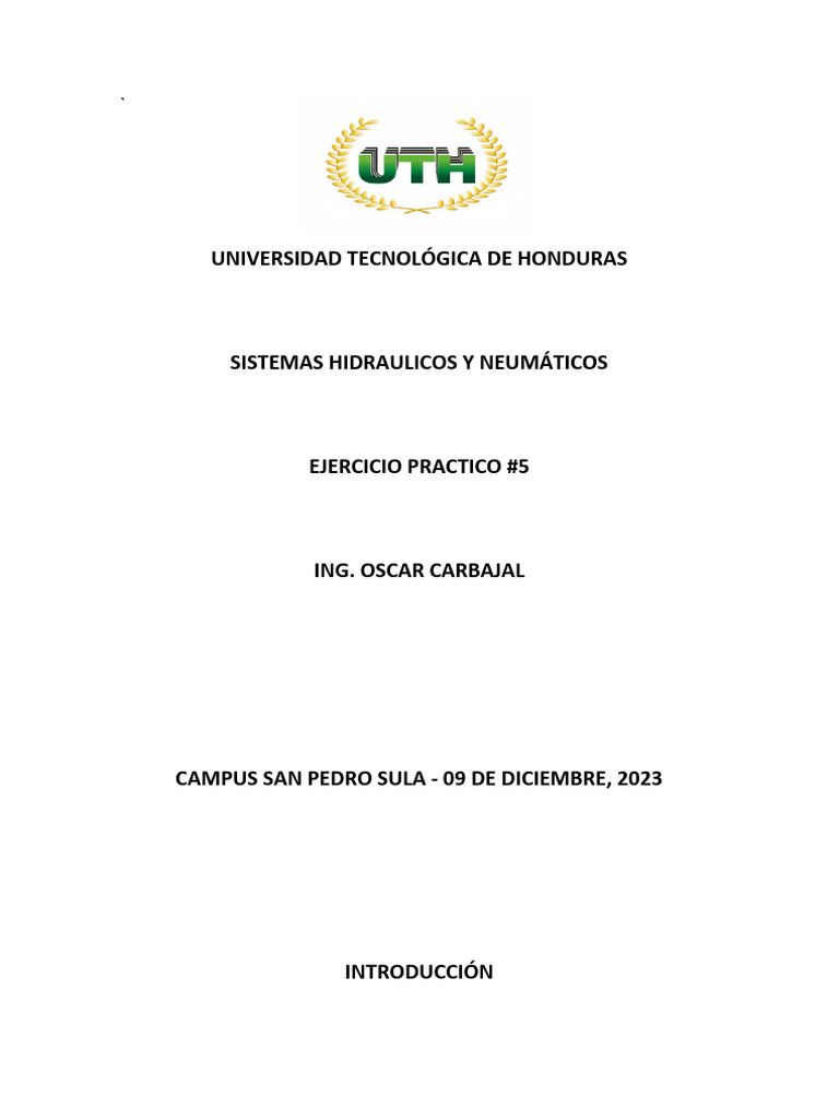 Ejercicio5 Sist Hidr Neum | PDF | Bomba | Riego