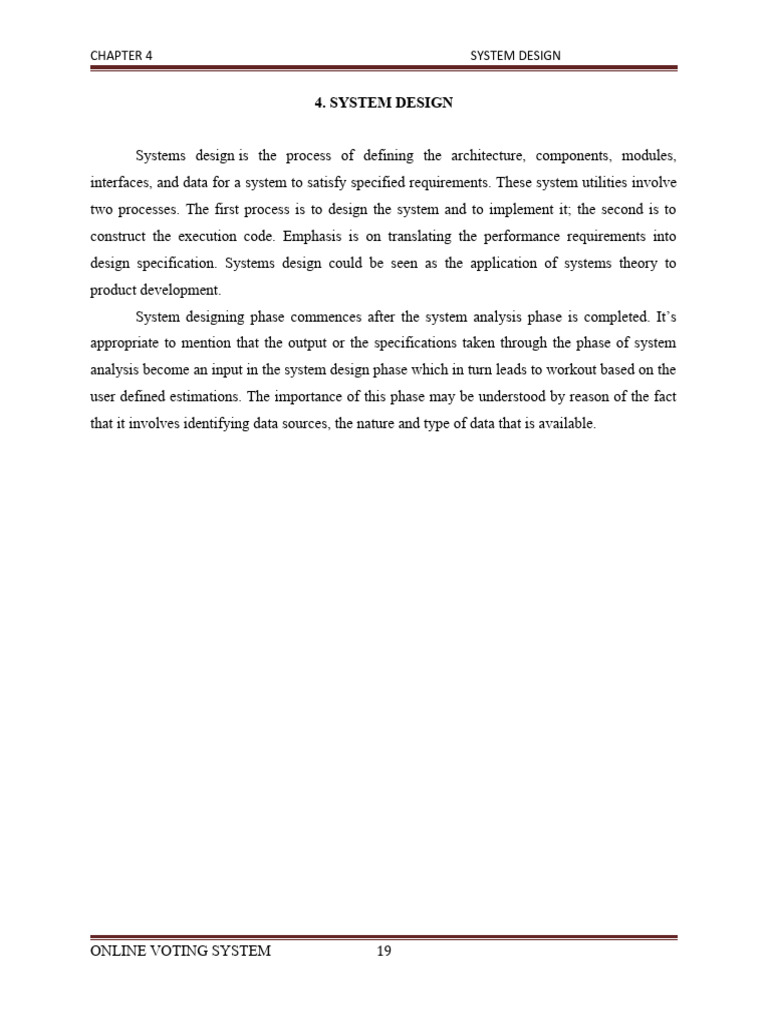 4.SYSTEM DESIGN | PDF | Information Technology | Data Management