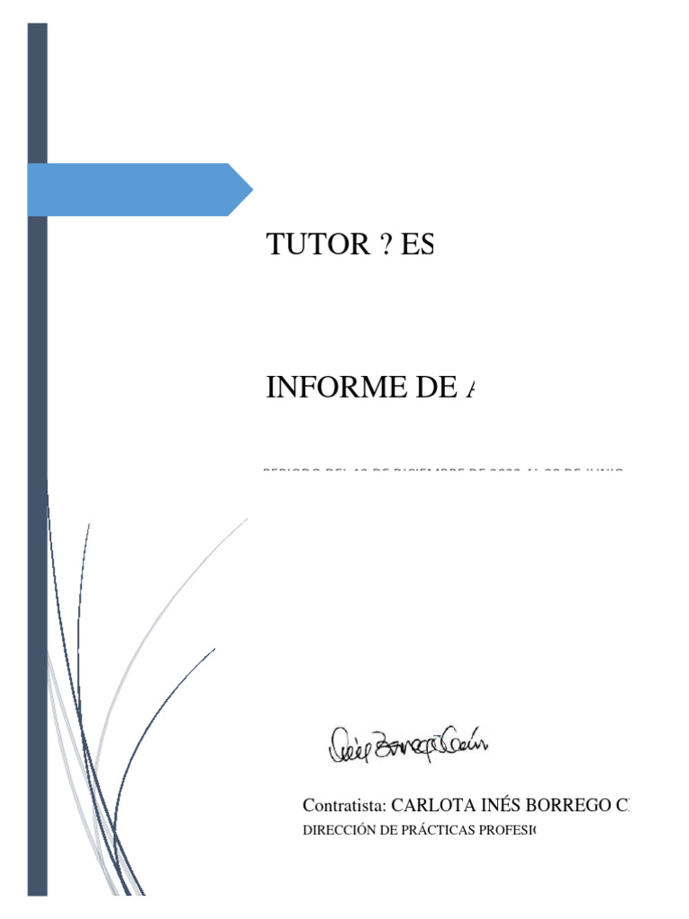 Módelo de Informes Word | PDF