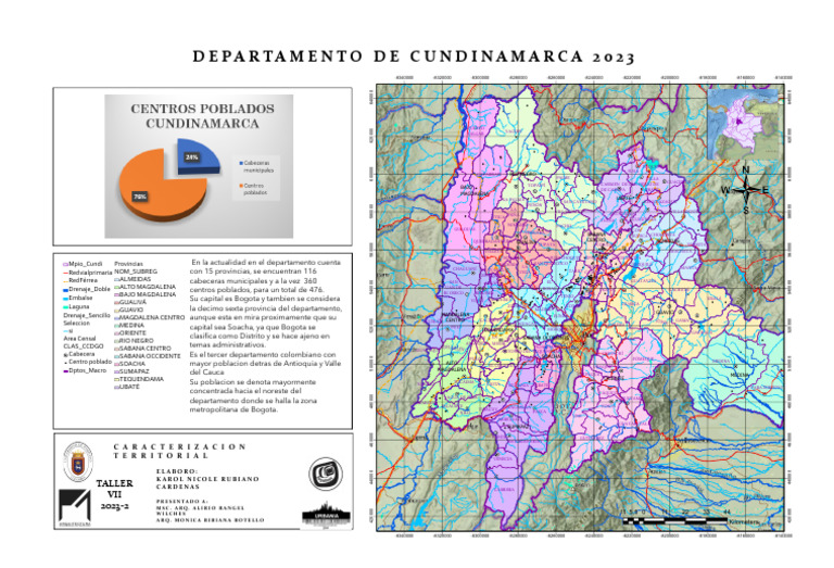 Mapa Cundinamarca Actual 2023 | PDF