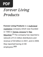 Forever Living Marketing Plan Overview | PDF | Marketing | Private Sector