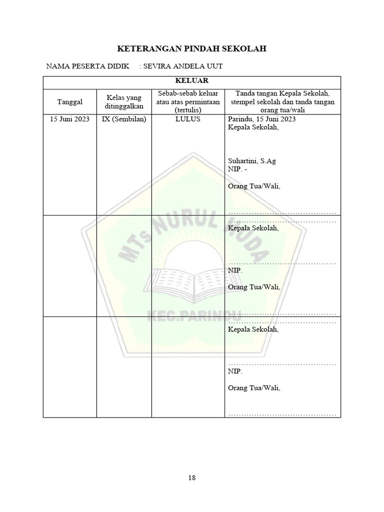 Bagian Belakang Rapor | PDF | Game & Aktivitas