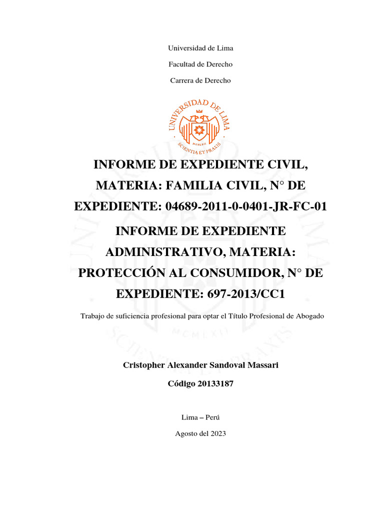 Cristopher Alexander Sandoval Massari | PDF | Justicia | Crimen y violencia