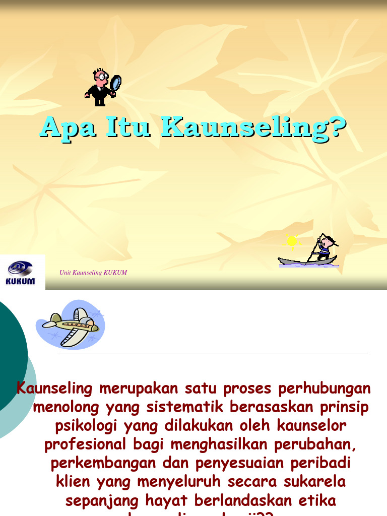 Apa Apa Itu Itu Kaunseling Kaunseling | PDF