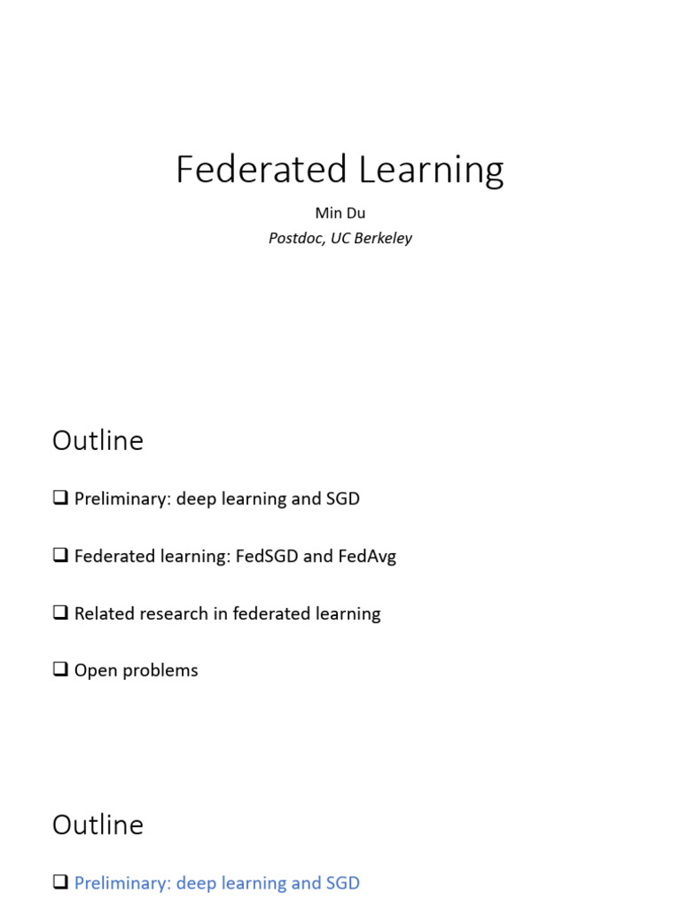 Federated Learning | PDF | Cognition | Systems Science