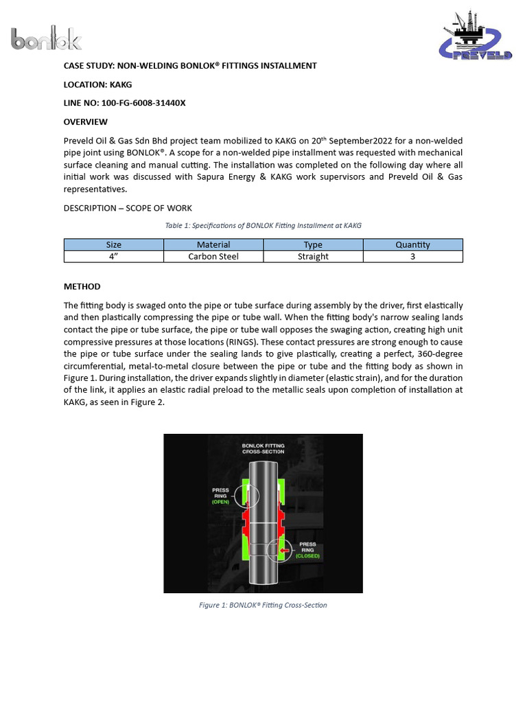Case Study - Bonlok (Straight and Flange) | PDF | Pipe (Fluid Conveyance) | Secondary Sector Of ...