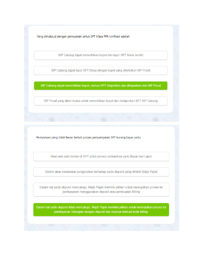 2.kuis Modul SPT 100 | PDF