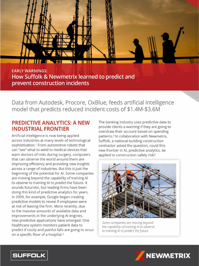 Newmetrix - Case Study - Predictive Analytics Suffolk Autodesk Oxblue ...