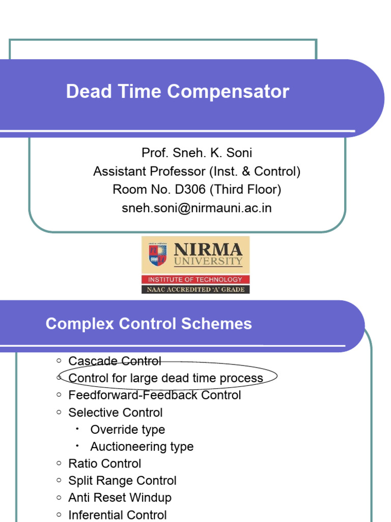Dead Time Compensator | PDF | Feedback | Signal Processing