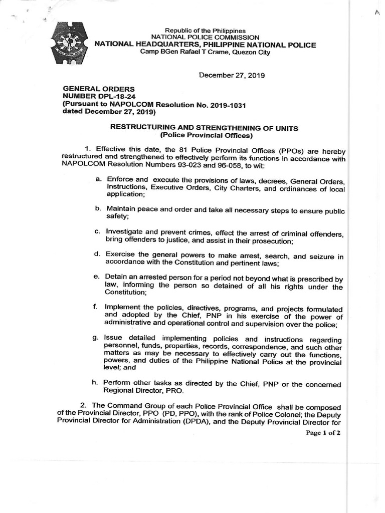 Staffing Pattern PPOS | PDF