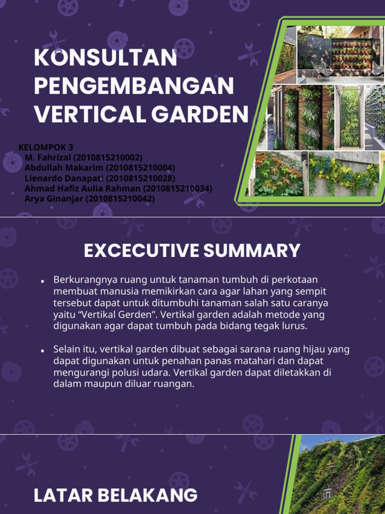 Proposal Vertikal Garden | PDF