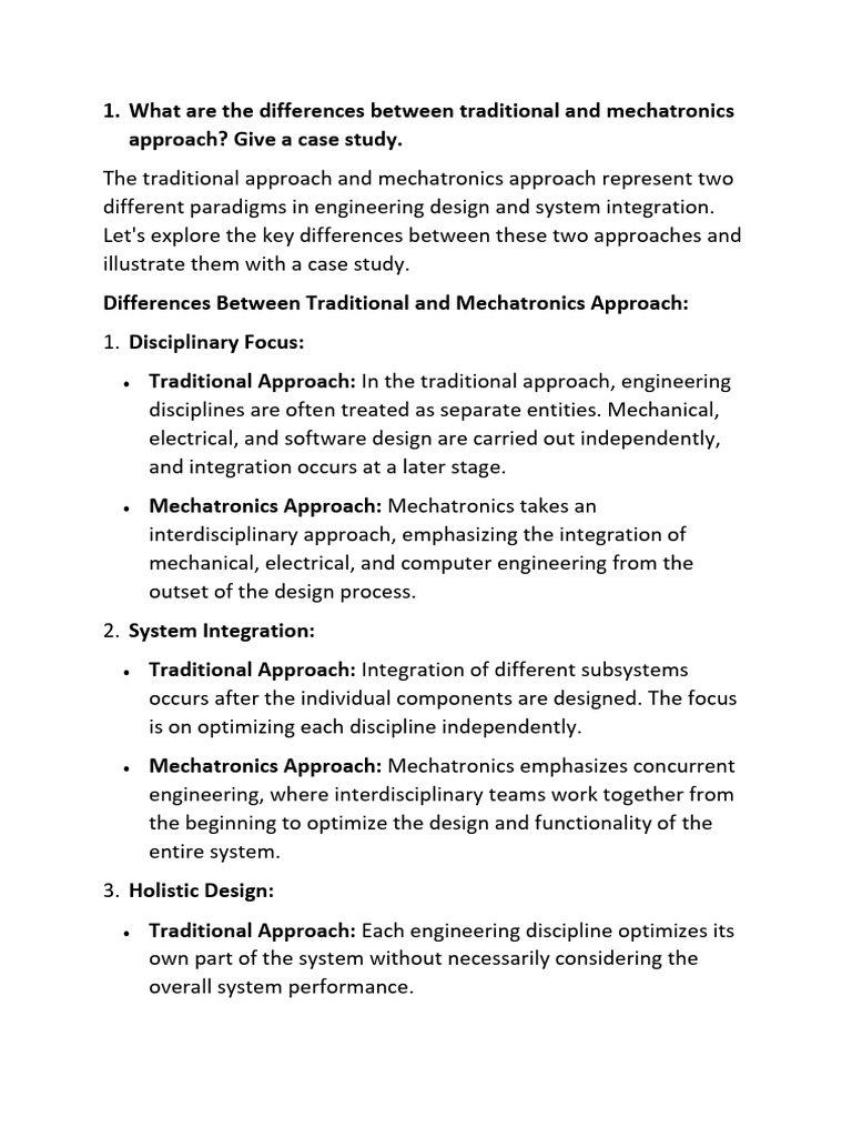 unit 5 | PDF | System | Mechatronics