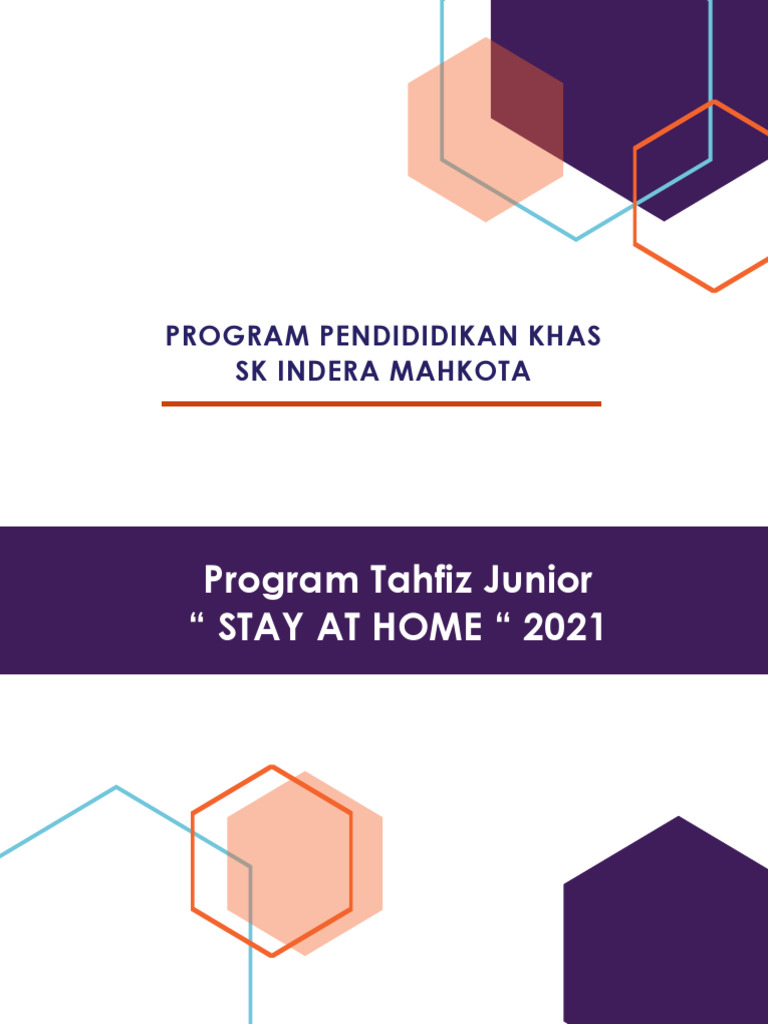Kertas Kerja Program Tahfiz Junior | PDF