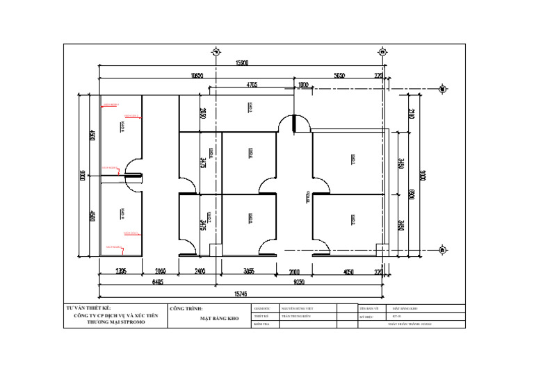 Bản vẽ kho T1-Model | PDF