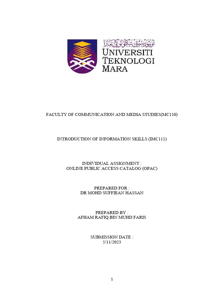 OPAC Guide: Searching Library Resources | PDF | Libraries | Digital Library