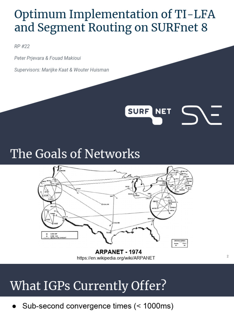 Optimum Implementation of TI-LFA | PDF | Network Topology | Computer ...