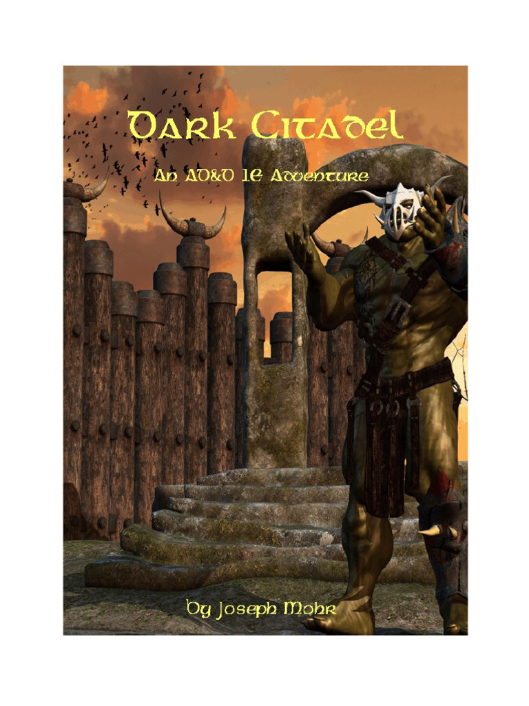 Dark Citadel | PDF | Dwarf (Dungeons & Dragons)