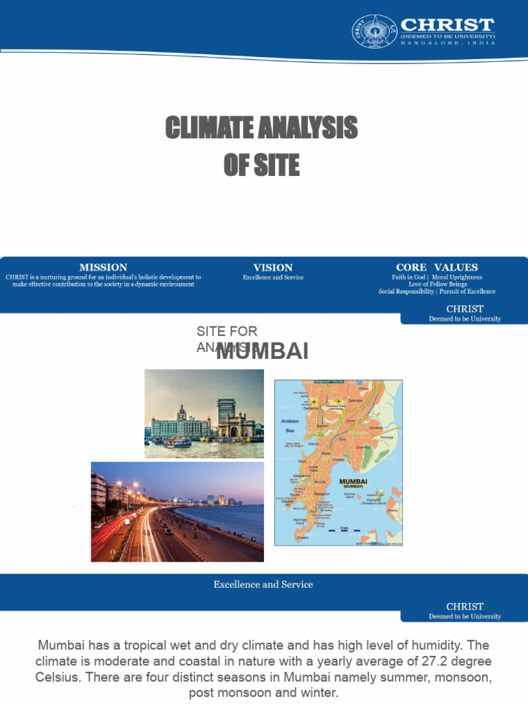 Climate Analysis of Mumbai | PDF