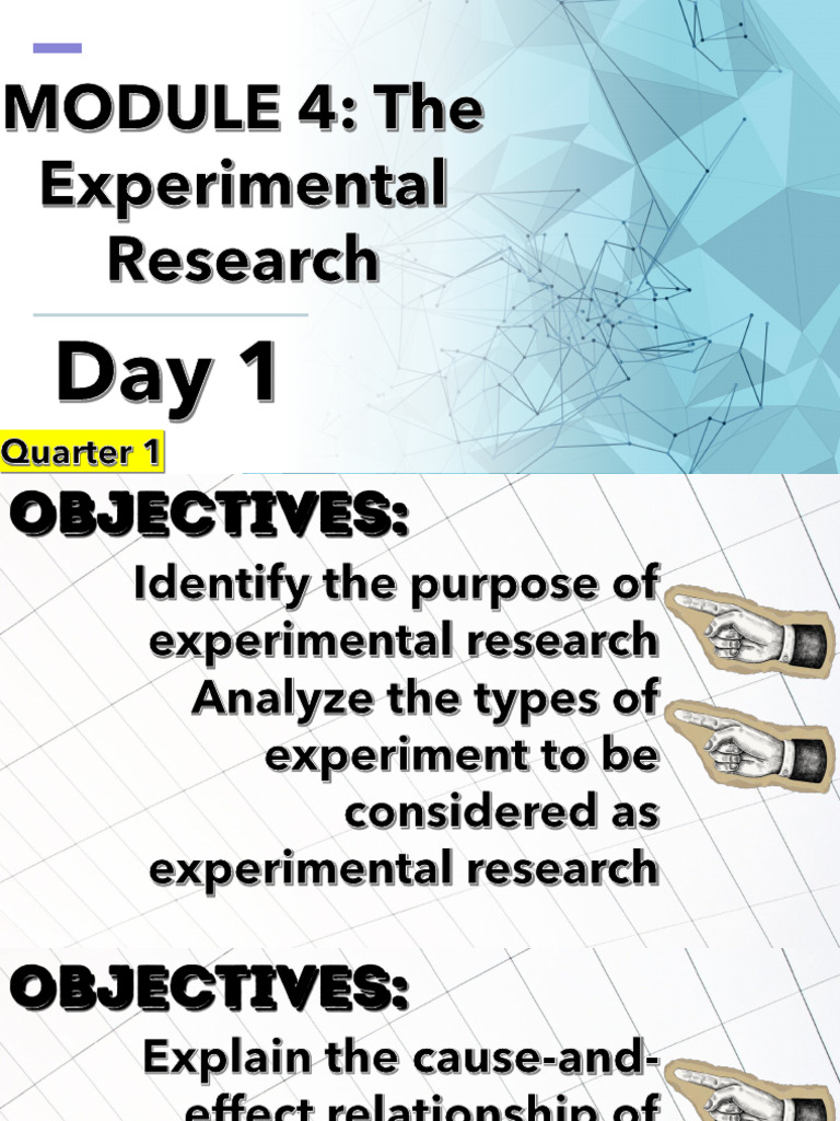g9 q1 Research Module4 | PDF | Experiment | Causality