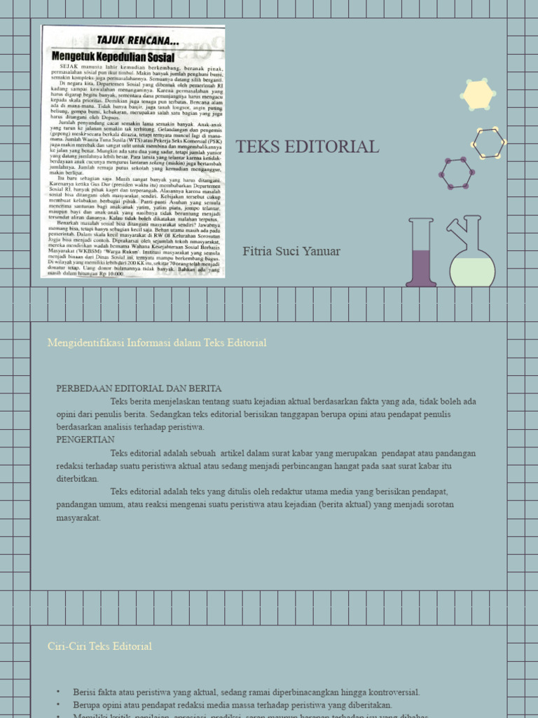 Memahami Teks Editorial dan Opini | PDF | Karier & Perkembangan