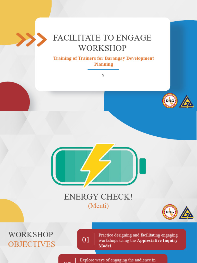 Session 4-Facilitate To Engage | PDF | Cognitive Psychology | Behavior Modification