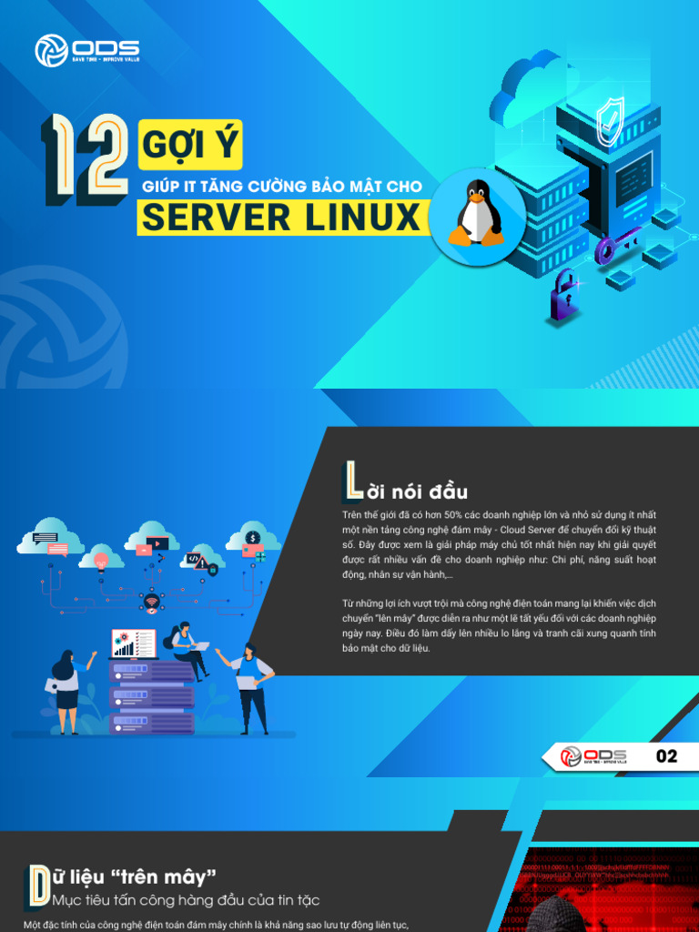 Ebook 12 Goi y Tang Bao Mat Cho Server Linux | PDF