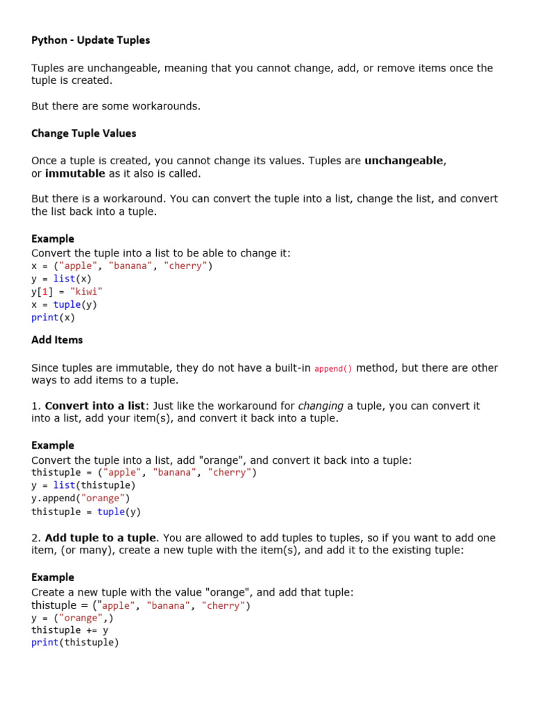 Python - Loop Tuples 1 | PDF | Control Flow | Software Development Python - Loop Tuples 1 | PDF | Control Flow | Software Development