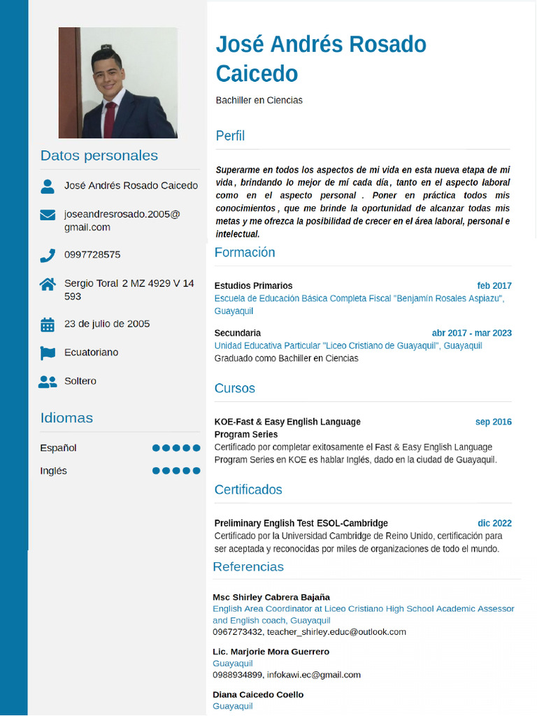 CV Jose Andres Rosado 2 | PDF