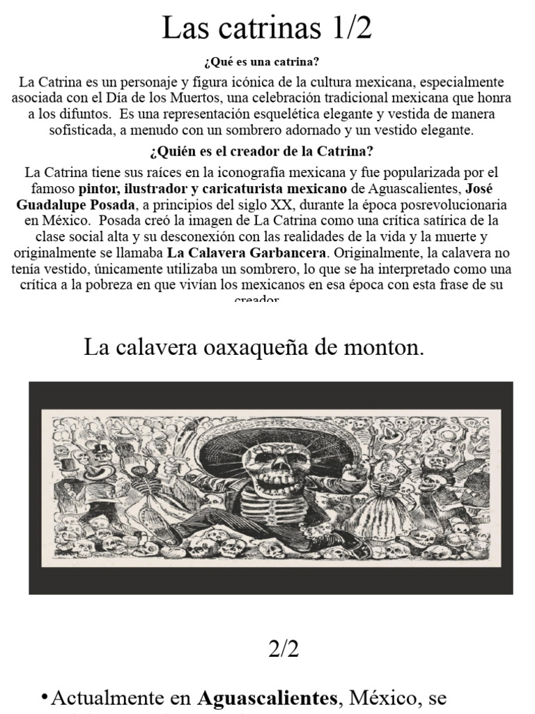 Las Catrinas | PDF | Estilo de vida