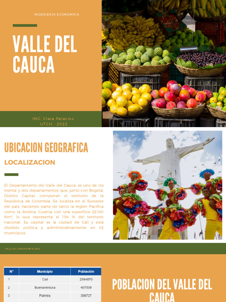 Economia del Valle Del Cauca | PDF | Bogotá | Economias