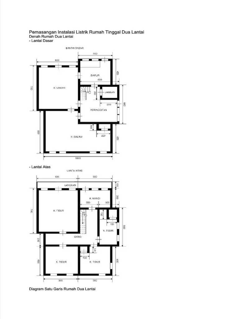 PDF Pemasangan Instalasi Listrik Rumah Tinggal Dua Lantai - Compress | PDF PDF Pemasangan Instalasi Listrik Rumah Tinggal Dua Lantai - Compress | PDF