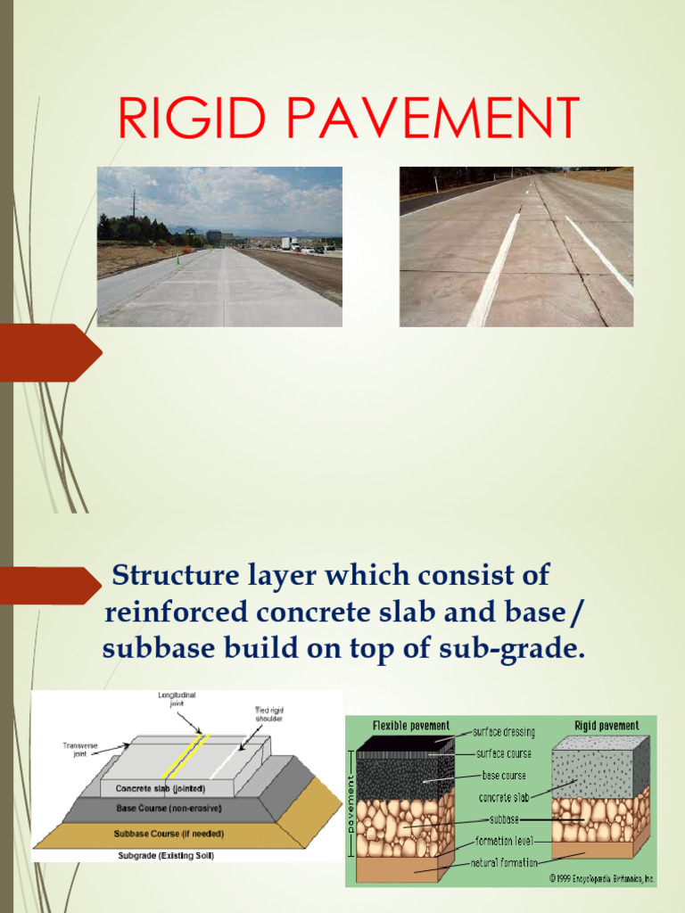 4 RIGID PAVEMENT | PDF | Road Surface | Concrete