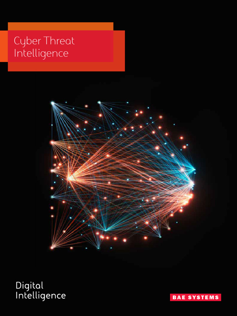 BAE Systems Cyber Threat Intelligence Brochure | PDF | Cyberwarfare | Security