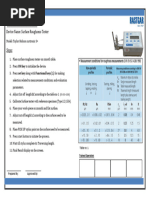 Daily Check Sheet For Quality Instrument | PDF | Calibration | Metrology